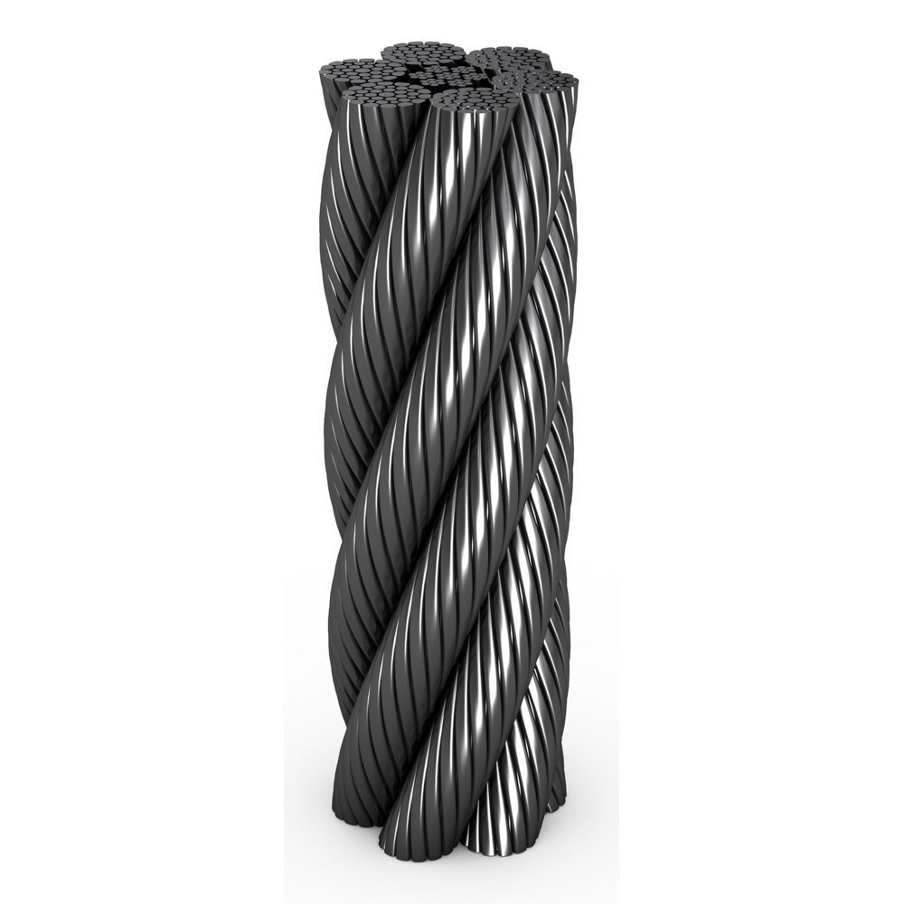 Steel wire rope - 6xK36WS-IWRC Compacted | Certex Finland